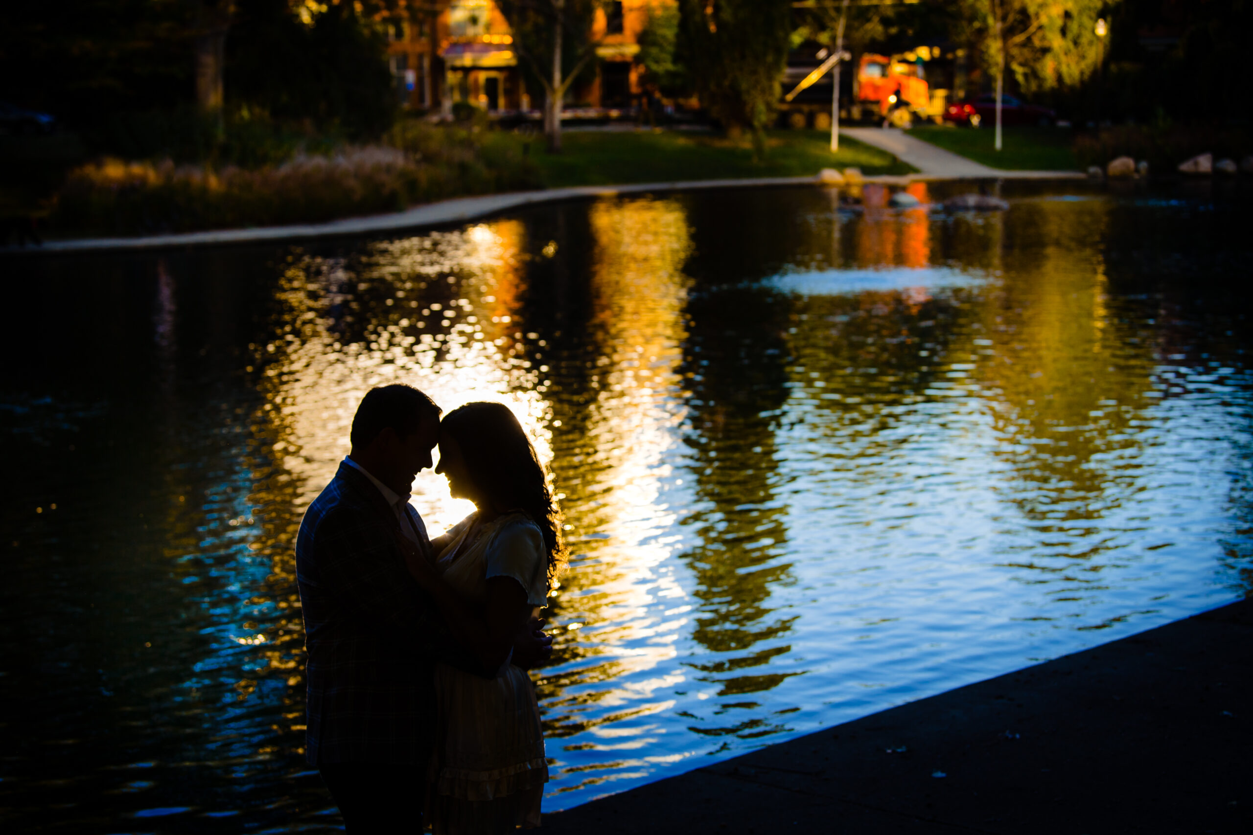 Planning for Sunset Portraits - Seth and Beth Wedding Photography
