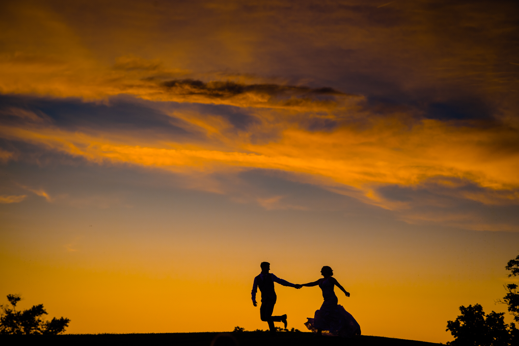 Planning for Sunset Portraits - Seth and Beth Wedding Photography