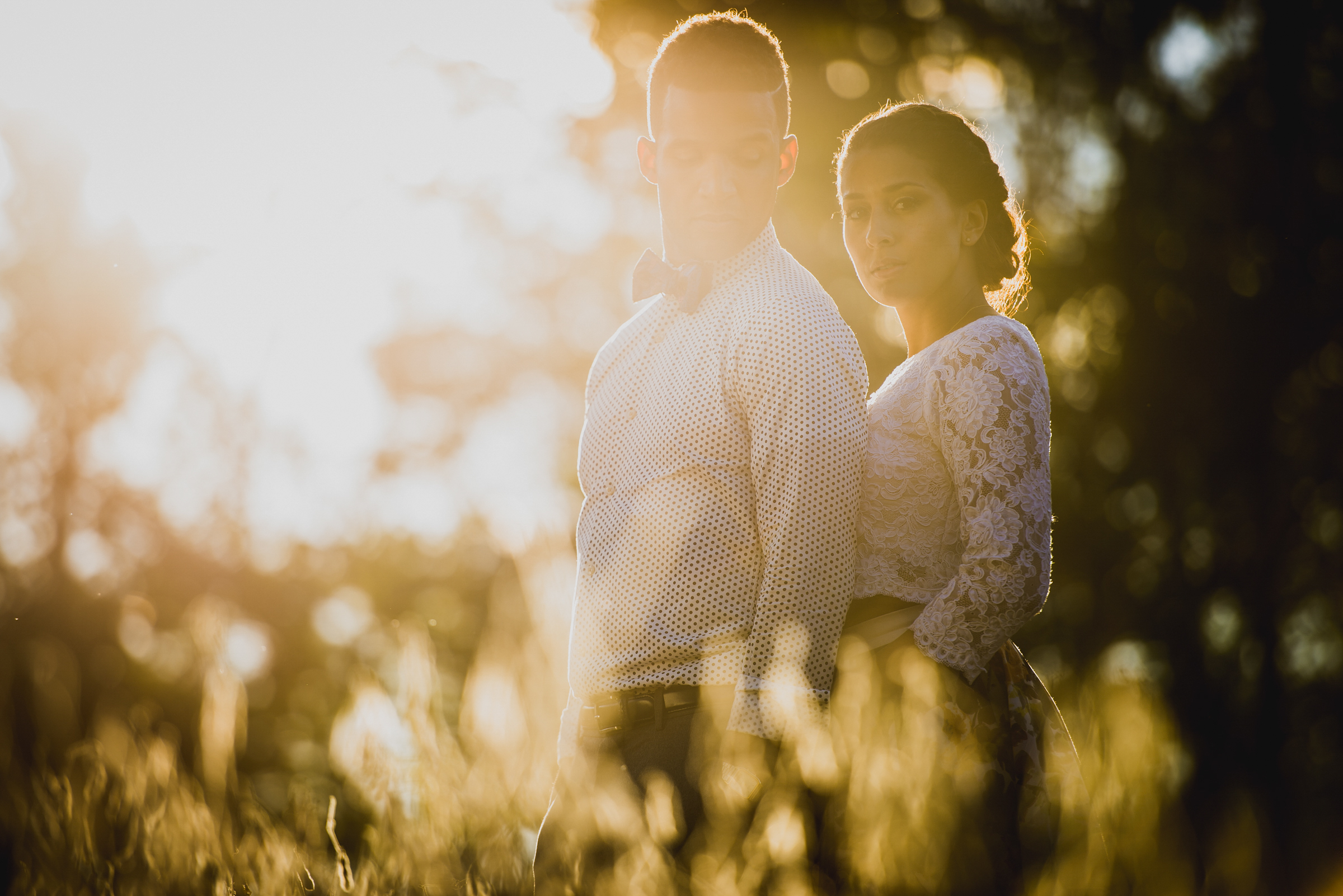 Planning for Sunset Portraits - Seth and Beth Wedding Photography